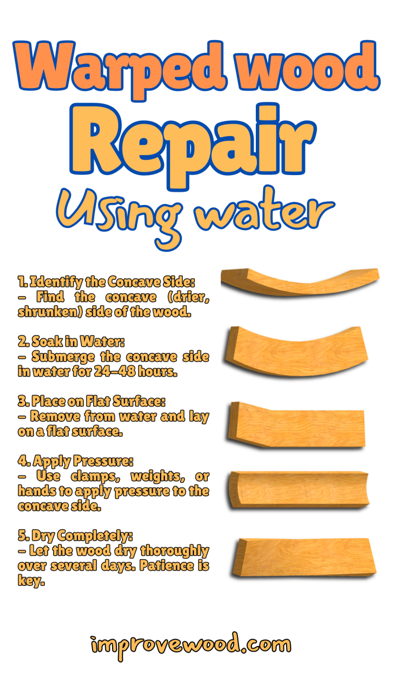 Restoring Warped Wood using water 2025