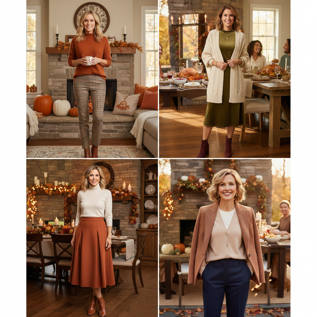 Thanksgiving Outfit Ideas for Women Over 30 2026