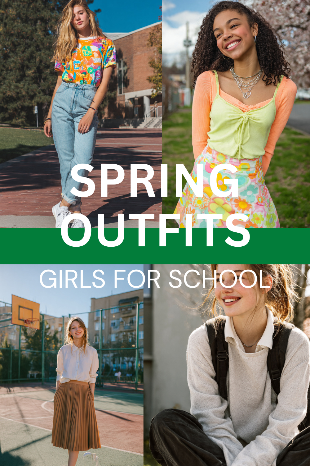 Girls’ Spring Outfits for School: Trendy, Comfortable & Teen-Approved ...