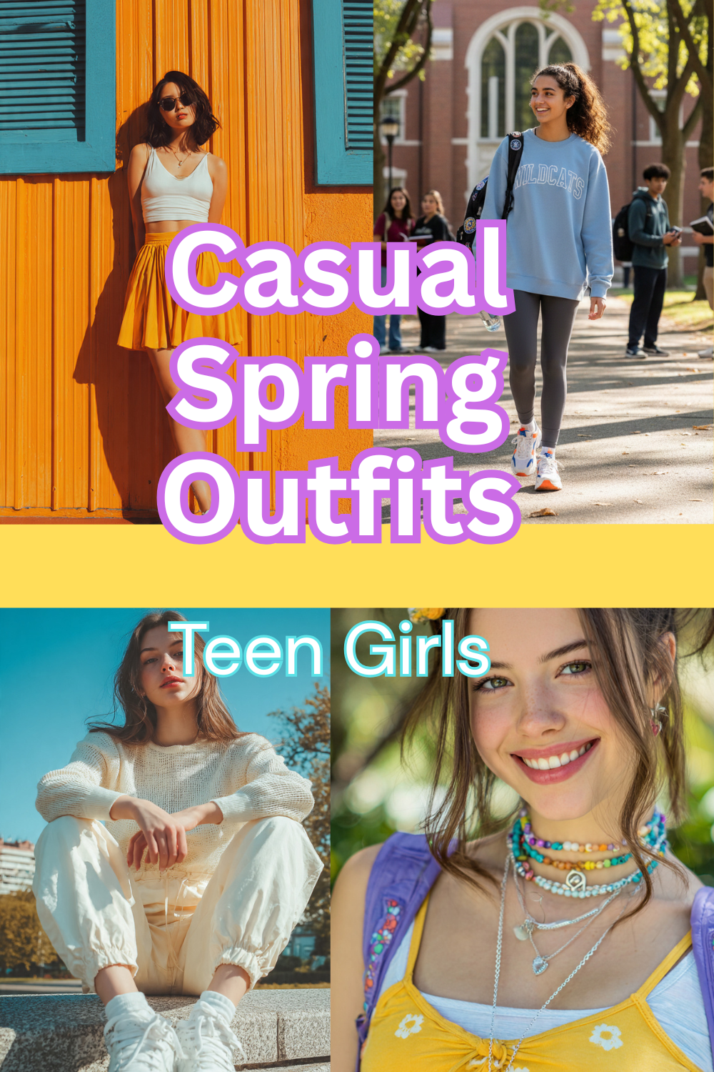 Casual Spring Outfits for Teen Girls: School and Weekend Style Ideas 2026