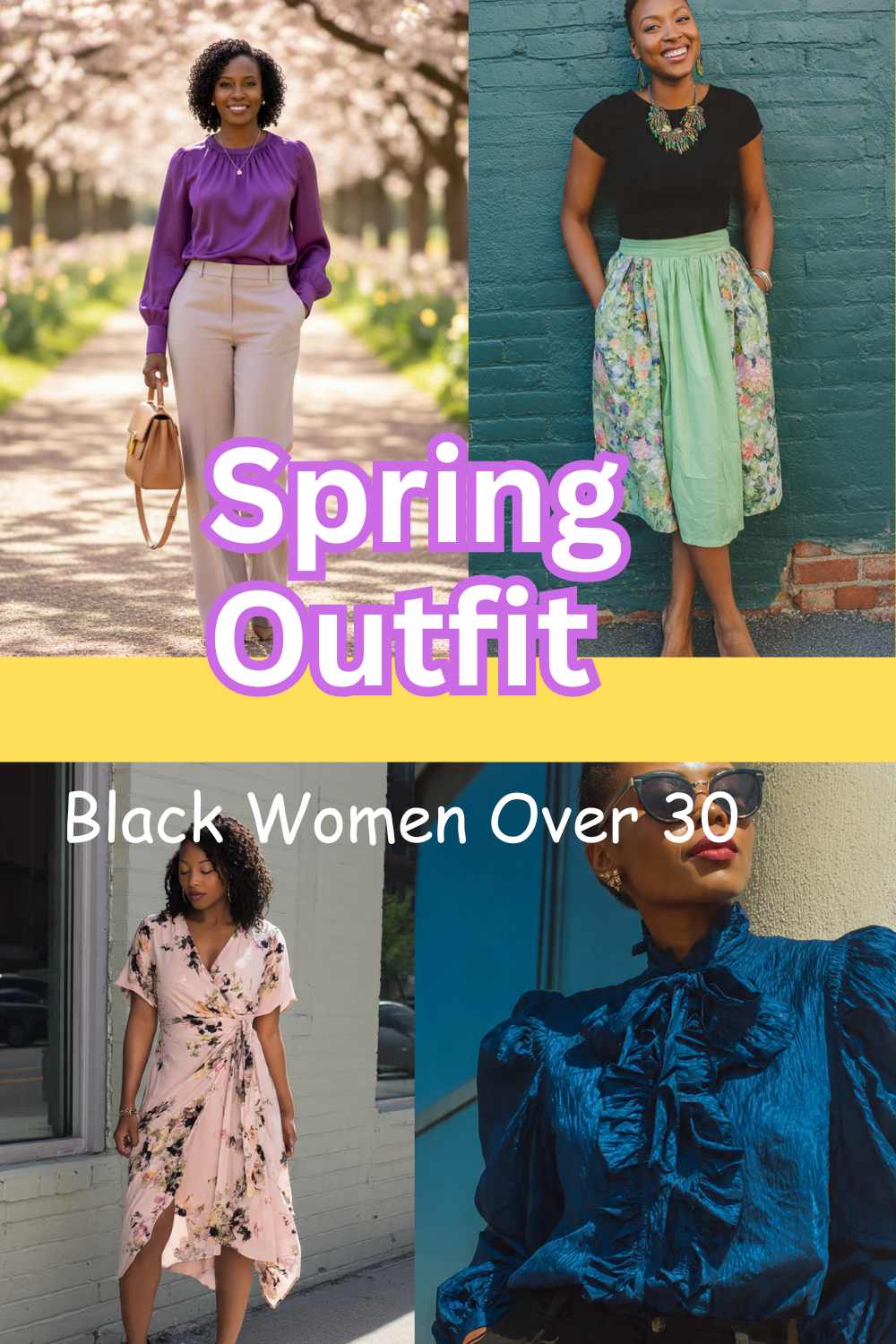 Spring Outfit Ideas for Black Women Over 30: Modern, Flattering ...
