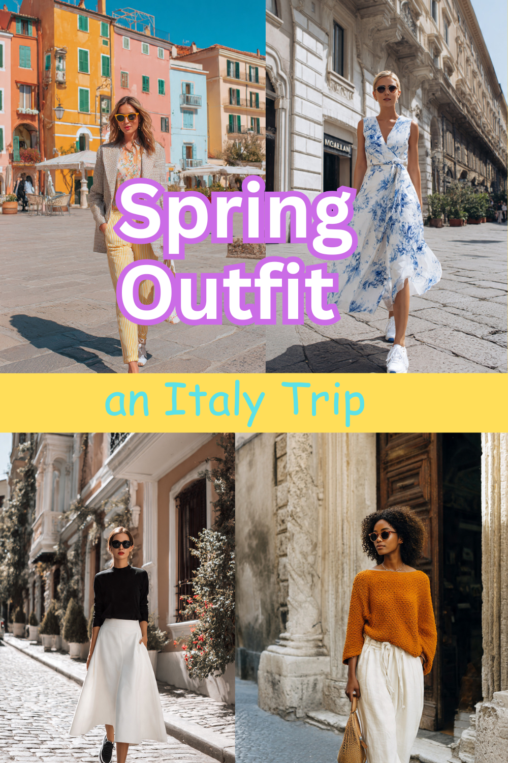 Spring Outfits for an Italy Trip: Stylish & Comfortable Looks for Women ...