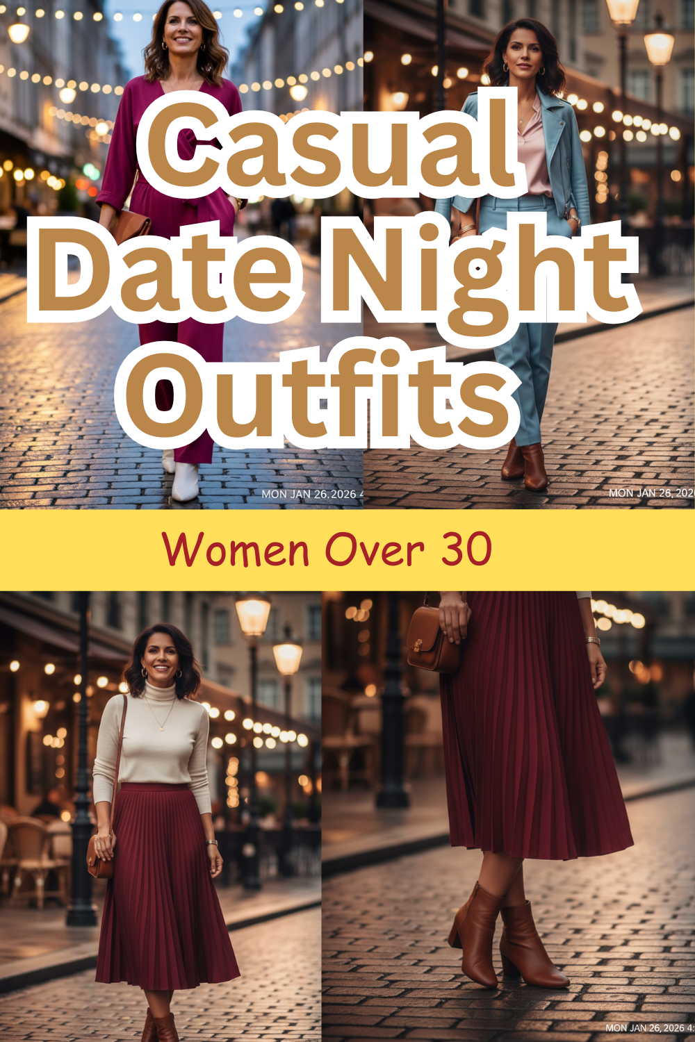 Casual Date Night Outfits for Women Over 30 2026